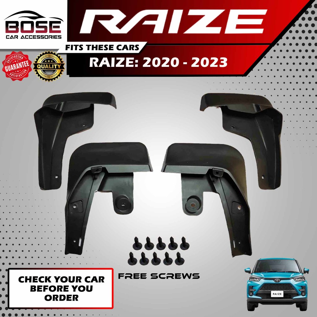 Mudguard for Toyota Raize 2022 Onwards ON Mud Flaps Fender Splash 4pcs ...