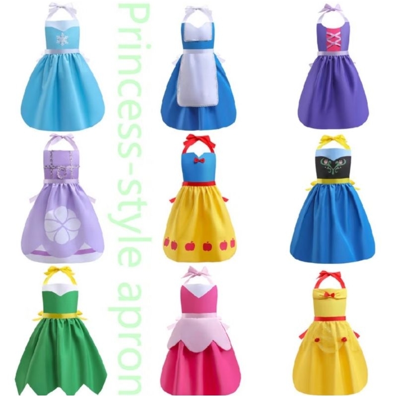 DISNEY PRINCESS APRON STYLE | Shopee Philippines