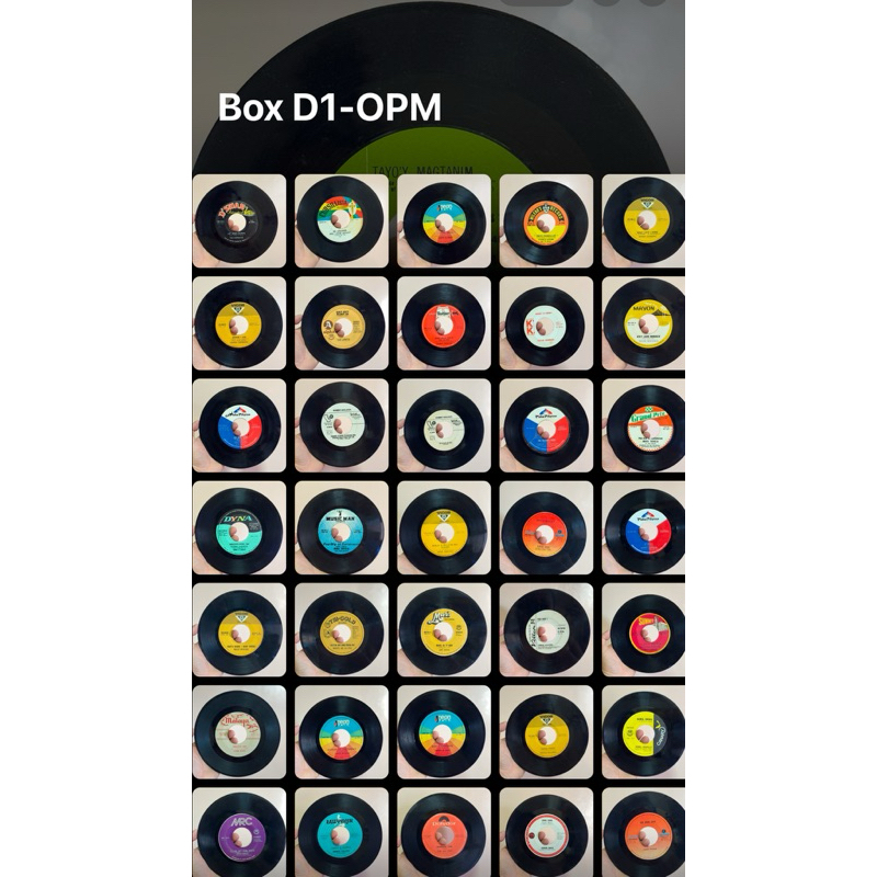 45rpm Vinyl Records Box D1-OPM Various Artists Very Good to Excellent ...