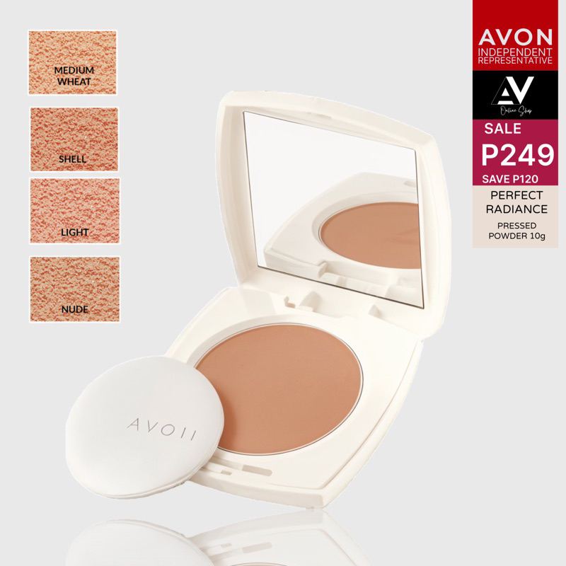 Avon Perfect Radiance Pressed Powder SPF 13/PA++ 10g | Shopee Philippines