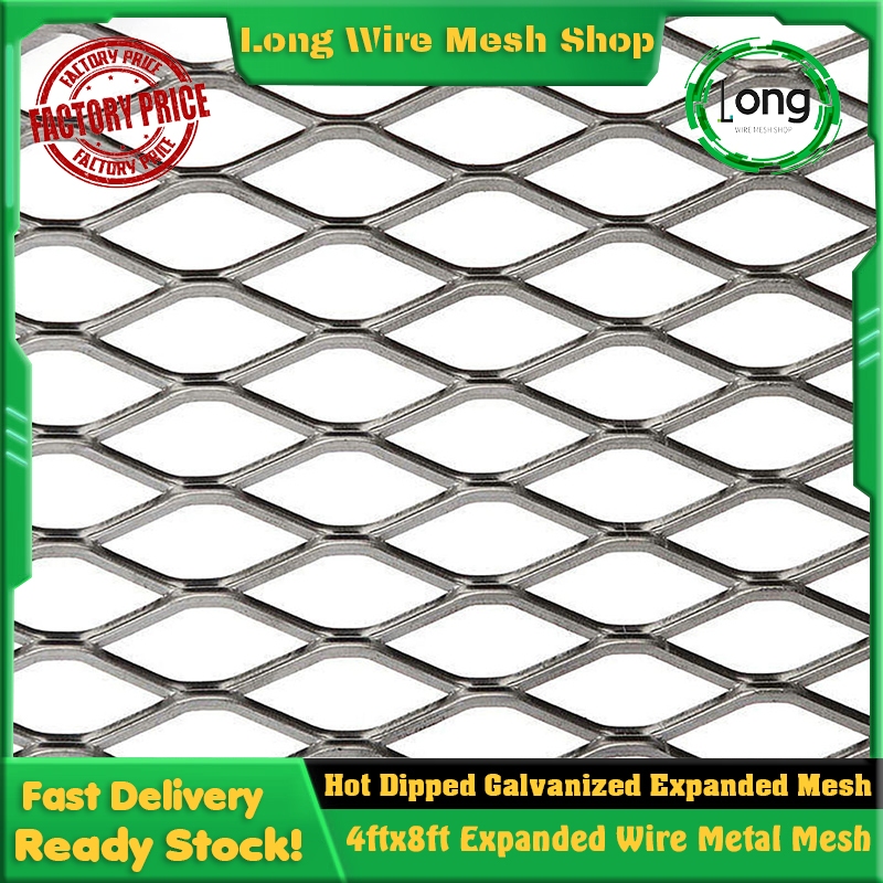 Expanded Wire Mesh Diamond Mesh for Screen Doors Hot Dipped Galvanized ...