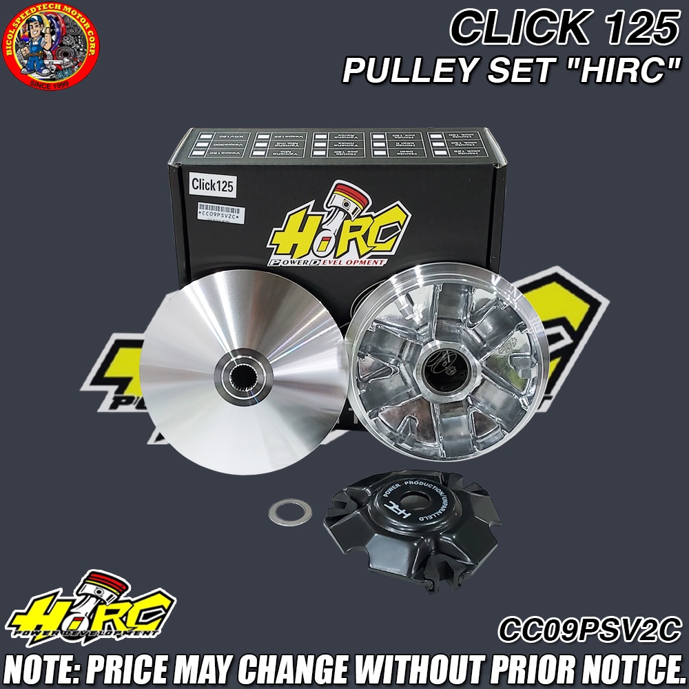 CLICK 125 PULLEY SET "HIRC" (CC09PSV2C) | Shopee Philippines