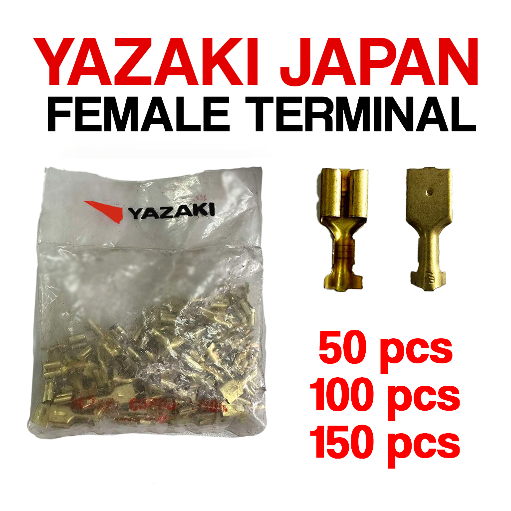 YAZAKI Japan Female Terminal (per 100 pcs) | Shopee Philippines