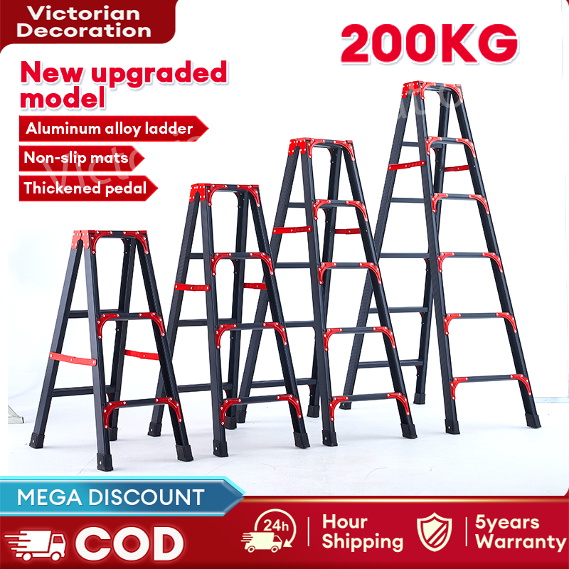 ladder A-Type Ladder Aluminum ladder Heavy duty ladder Carbon steel ...