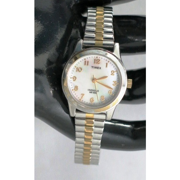 g63:Original TIMEX Indiglo Analog Watch for Women from USA-Two Tone ...
