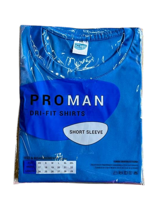 PROMAN DRIFIT SHORT SLEEVES TSHIRT UNISEX, 100% PREMIUM POLYESTER ...