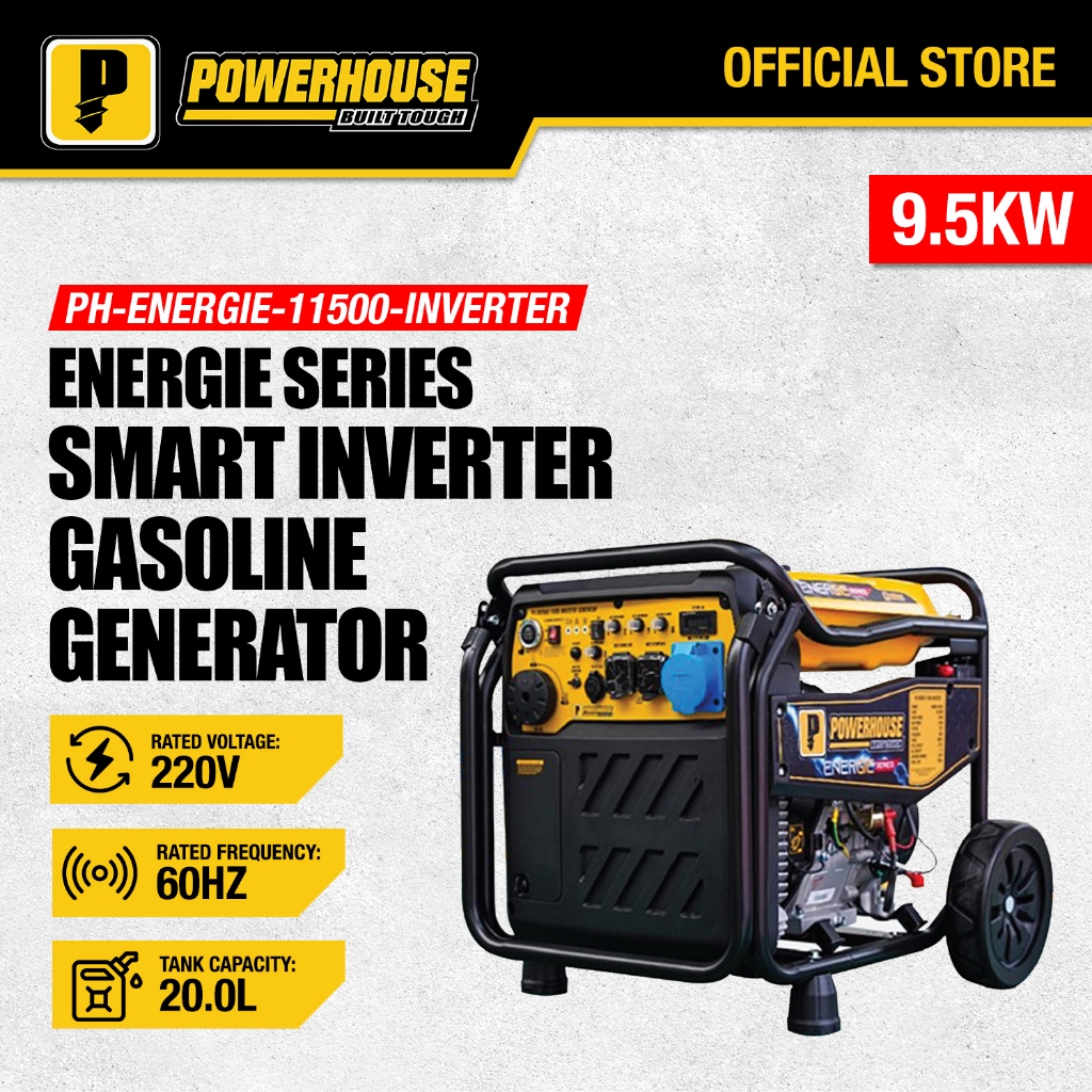 Powerhouse Energie Series Smart Inverter Gasoline Generator Open Type ...