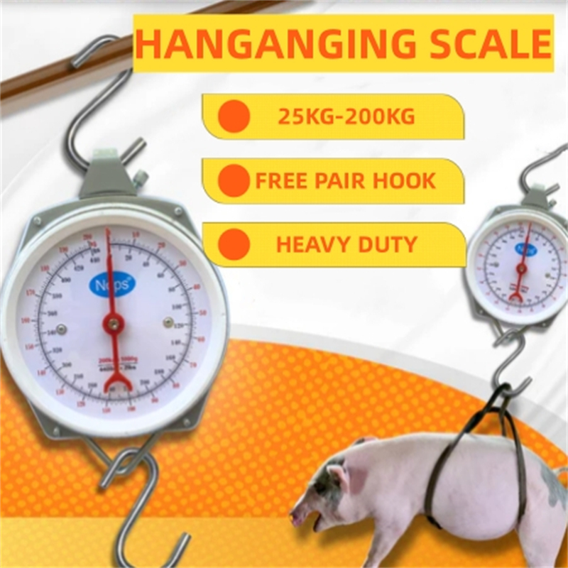 25~200Kg Hanging Hook Heavy Duty Weighing Scales Portable household ...