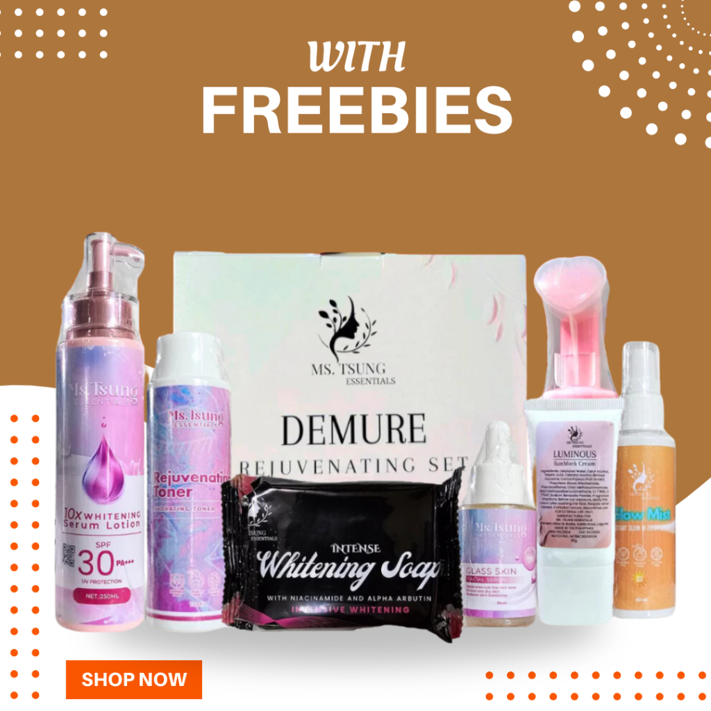 MS TSUNG ESSENTIALS Rejuvenating Set Serum Toner Sunscreen Lotion Soap Ms Tsung Essentials ...