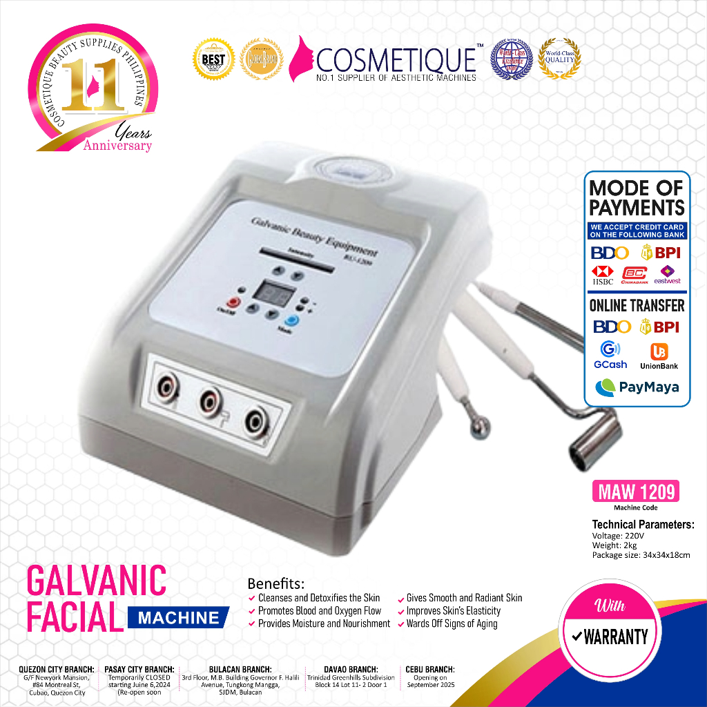 GALVANIC FACIAL MACHINE MAW1209 | Shopee Philippines