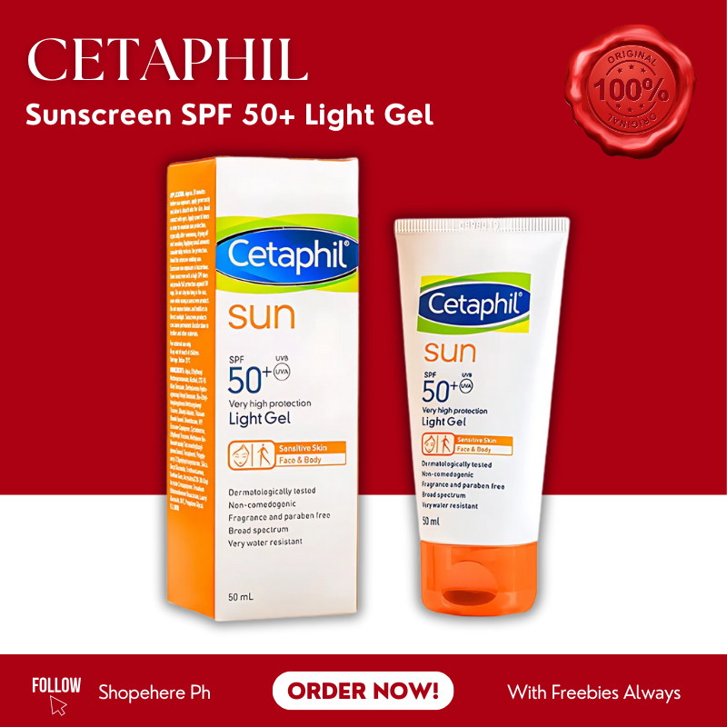 Cetaphil Sunblock SPF 118+ Light Gel (Face & Body) 118ml Sunscreen ...