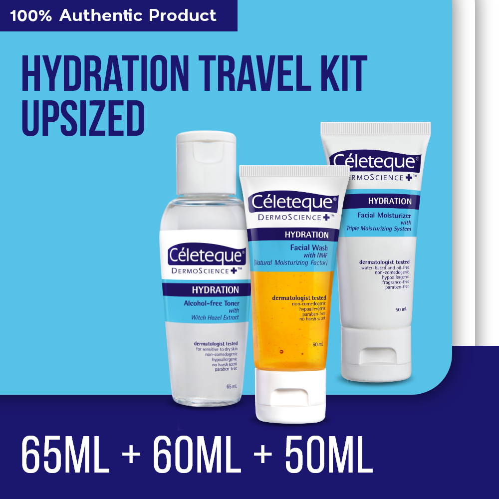 Celeteque Hydration Travel Kit Upsized | Shopee Philippines