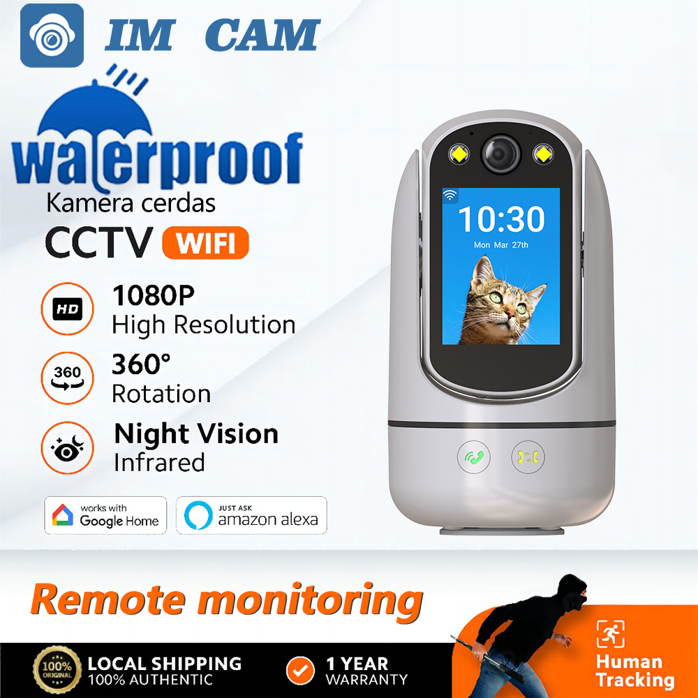 Smart CCTV Camera Home 2.8 Inch Push-to-Talk Indoor two-way video call ...