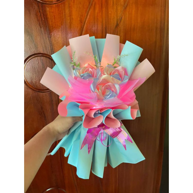 3pcs Handmade Rose Bouquet for gifts by rosechelle krafts gift ideas ...