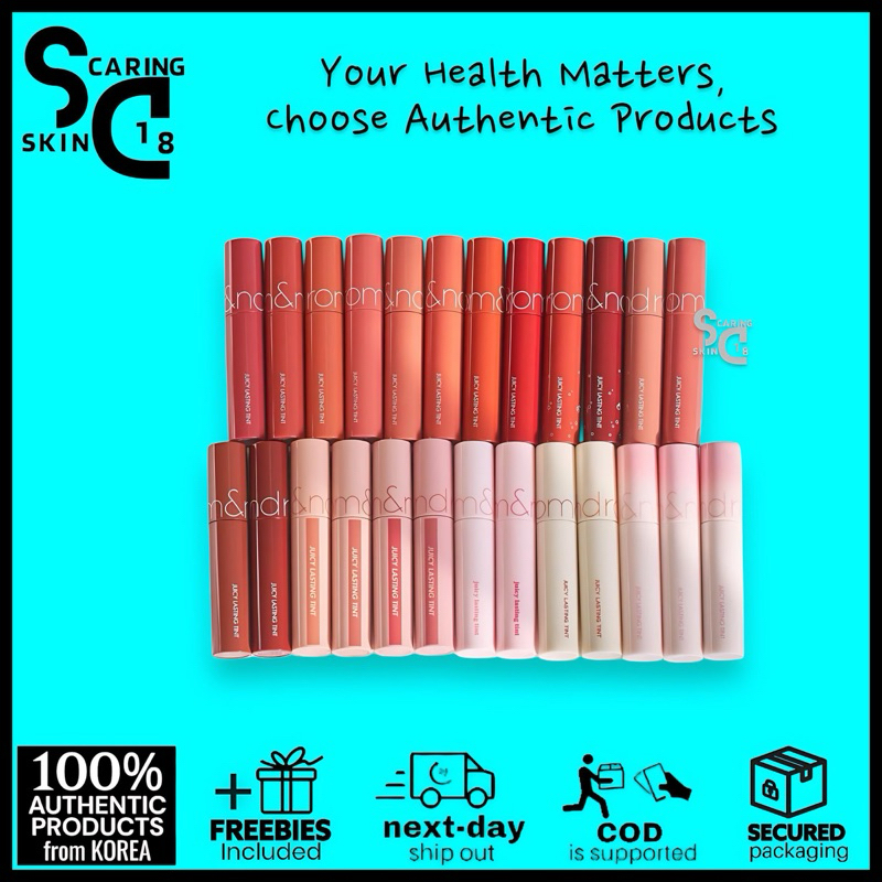 Rom&nd Juicy Lasting Tint | Jujube Figfig Nucadamia Bare Grape ...