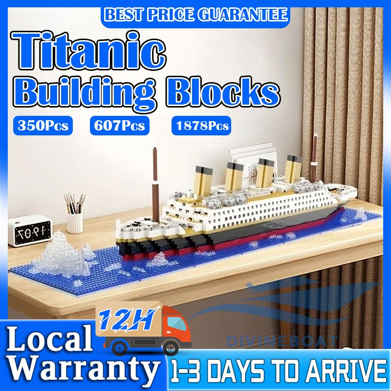 Building Block set Titanic building block construction toy educational ...