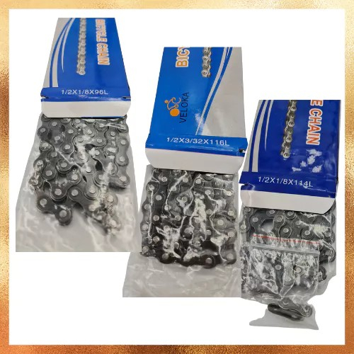 VELOKA Chain Single Speed Chain 114L for kids bike, BMX, Japan, Fixie ...