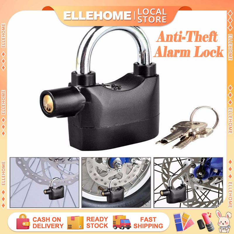 Anti-Theft Alarm Lock Durable Aluminum Alloy Security Padlock Motor ...