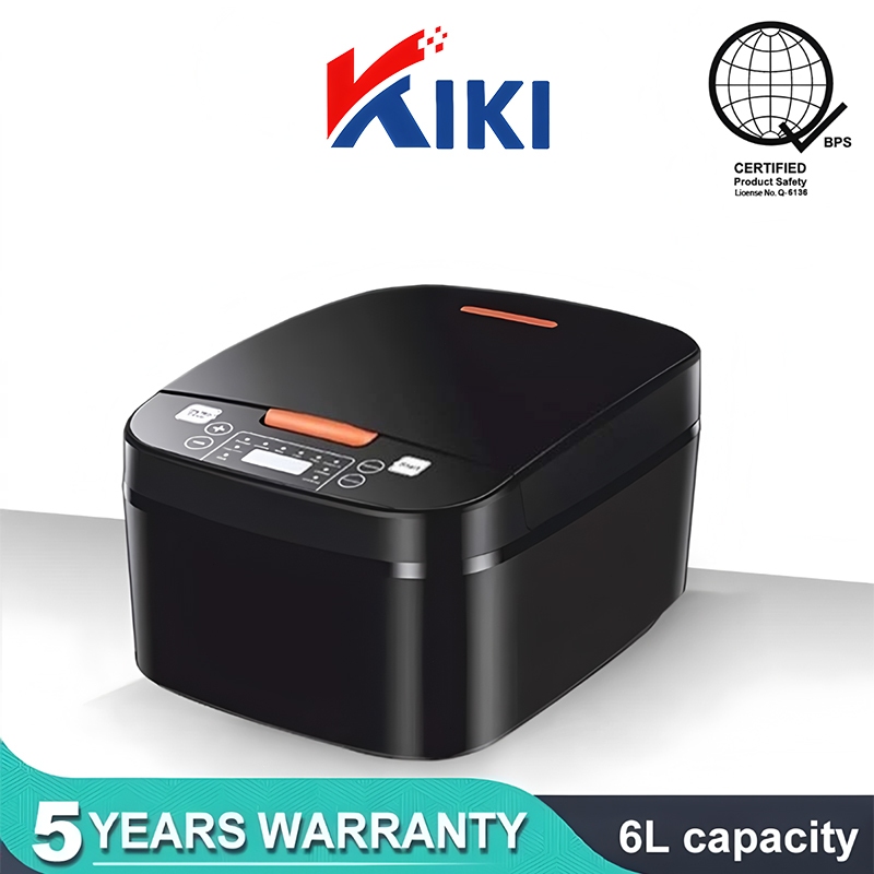 KiKi 6 Large Capacity Home Multifunctional Electric Rice Cooker 220v Non-stick Pan quick Cook ...
