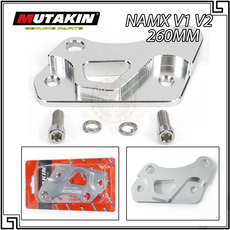 MUTAKIN Disc Brake Bracket 260mm For NMAX V1 V2 Front Big Disc Bracket | Shopee Philippines