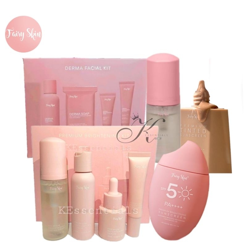 FAIRY SKIN DERMA SET/ PREMIUM BRIGHTENING KIT/MILD KIT | Shopee Philippines