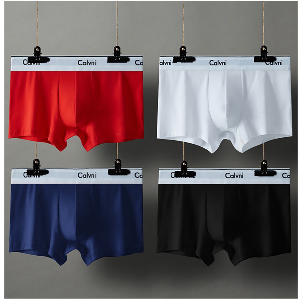 Man Cotton Plain Basic Boxers CN White Garter Boxer Briefs Men ...