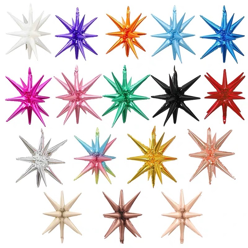 22 inches 4D Conjoined Water Drop Exploding Star Party Decoration Photo ...