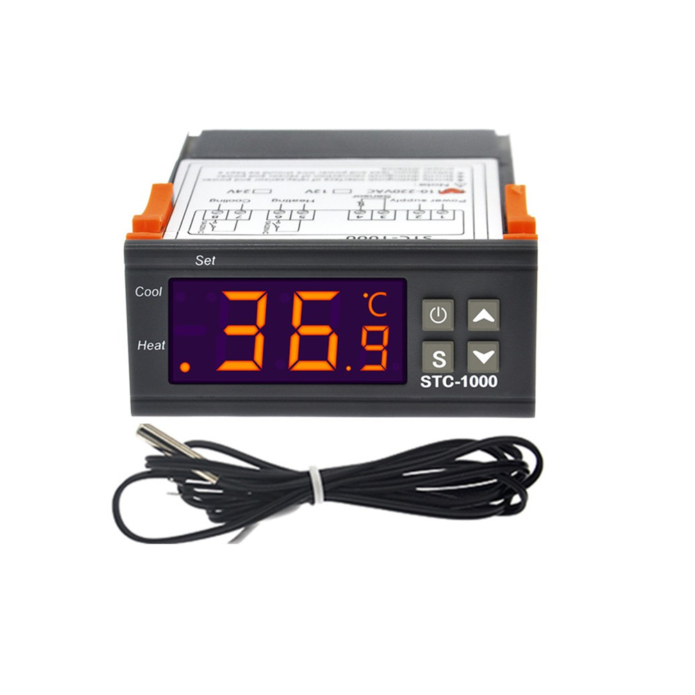 JT 220V Digital STC-1000 Temperature Controller Thermostat for Egg ...