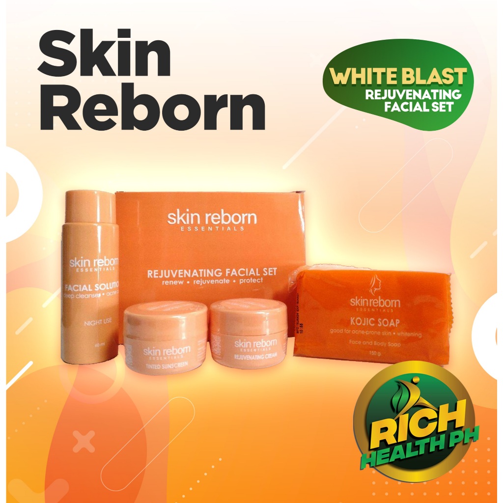 Skin Reborn Rejuvenating Facial Set Skincare Exfoliant | Shopee Philippines
