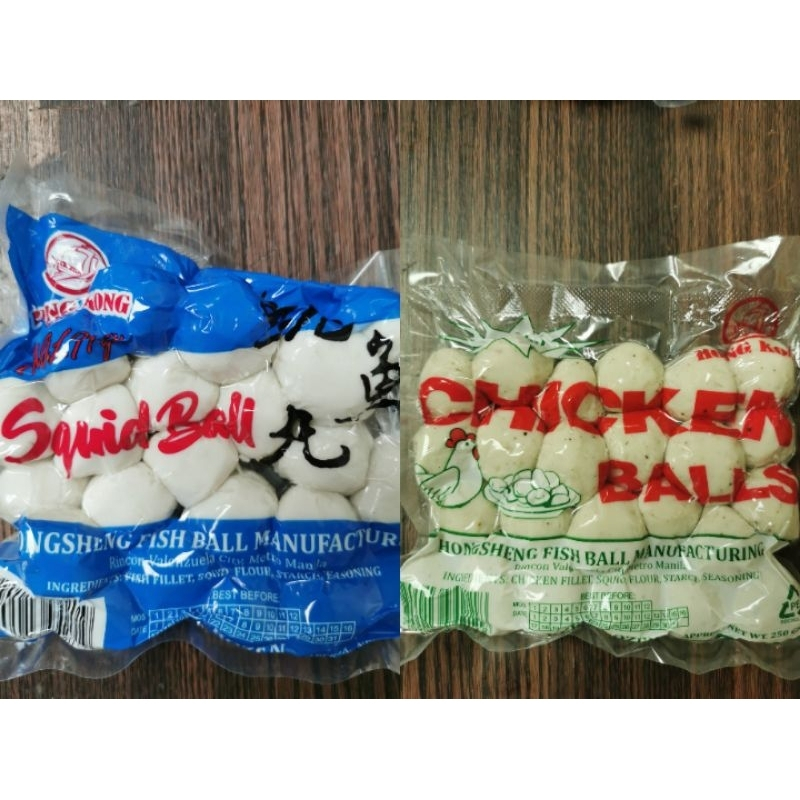 Special Quality Jolly Squid balls And Chicken Balls 1/4 pack | Shopee ...