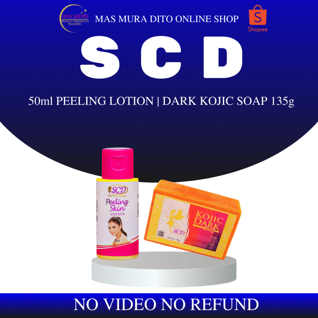 SCD DUO PEELING LOTION 50ML | DARK KOJIC SOAP 135g | Shopee Philippines