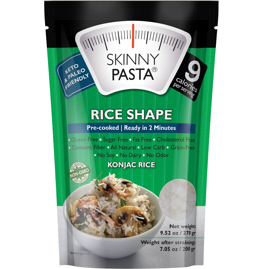 Skinny Pasta Rice Shape Konjac Rice 200g | Shopee Philippines