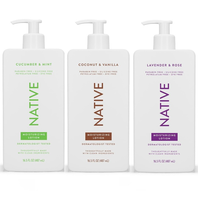 Native Body Lotion 487ml Contains Naturally Derived Plant-Based ...