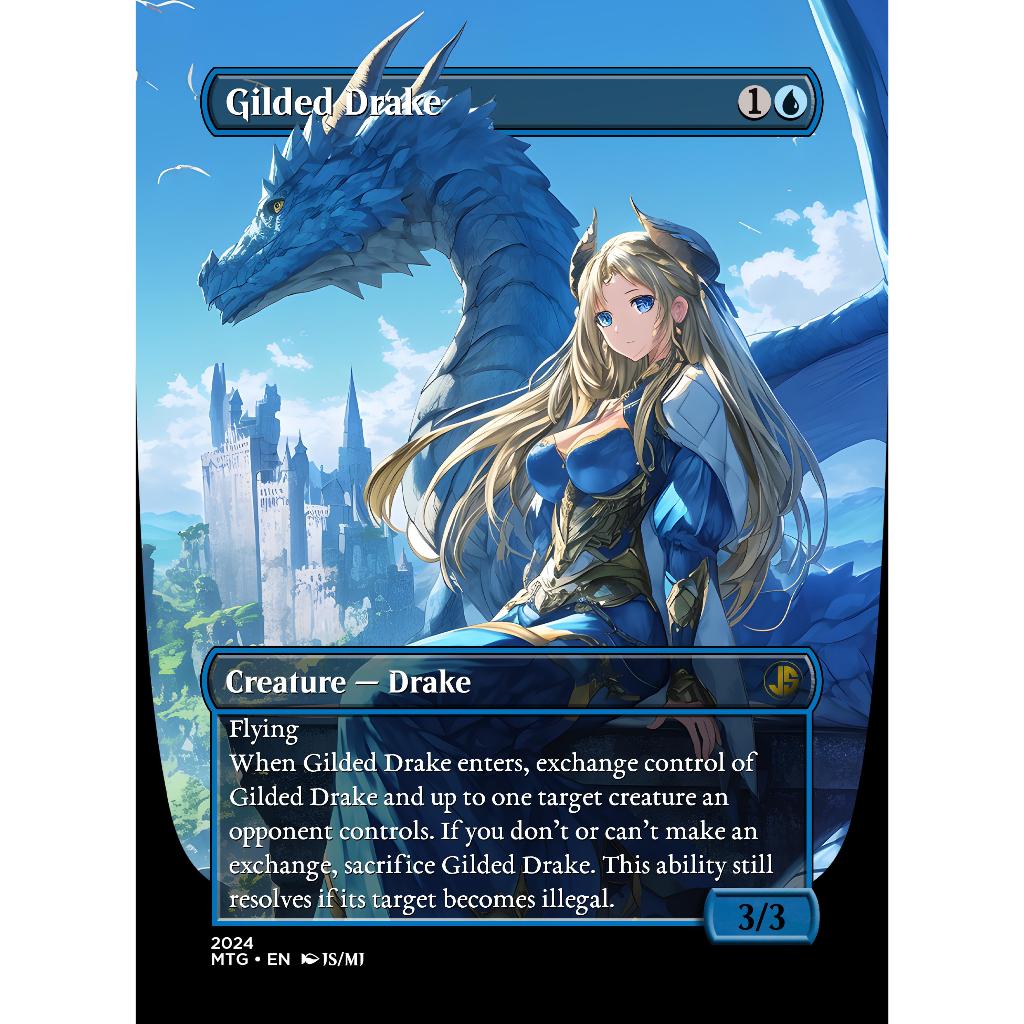 Custom Art Card - Gilded Drake (Anime Borderless) | Shopee Philippines