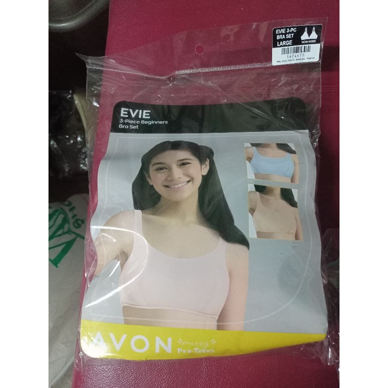 Avon Evie 3 piece Beginners Bra set Large | Shopee Philippines