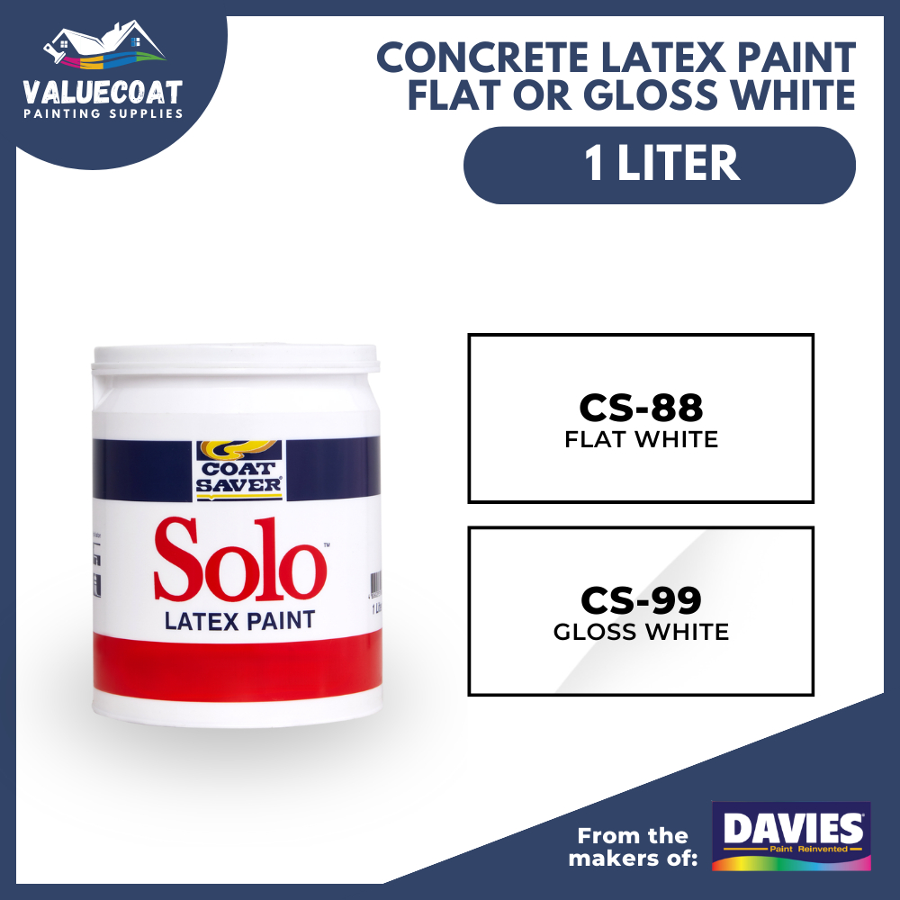 Coat Saver Solo Latex Paints 1Liter | Shopee Philippines