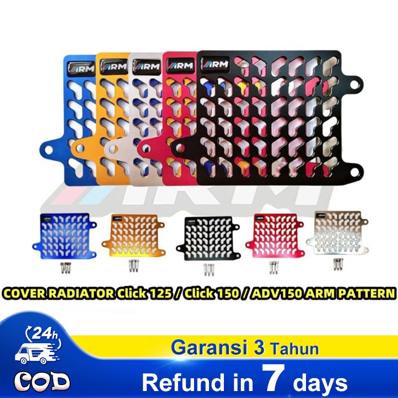 ARM Radiator Cover For Honda Click 125 / Click 150 / ADV 150 Alloy Made ...