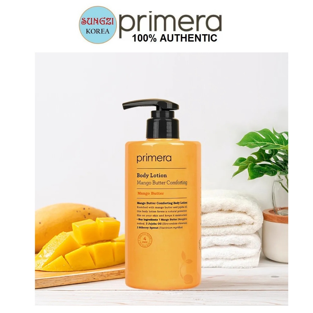 PRIMERA Body Lotion Mango Butter Comforting 380ml | Shopee Philippines