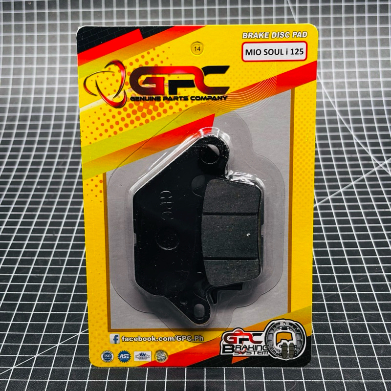 GPC BRAKE DISC PAD MIO SOUL i 125 | Shopee Philippines