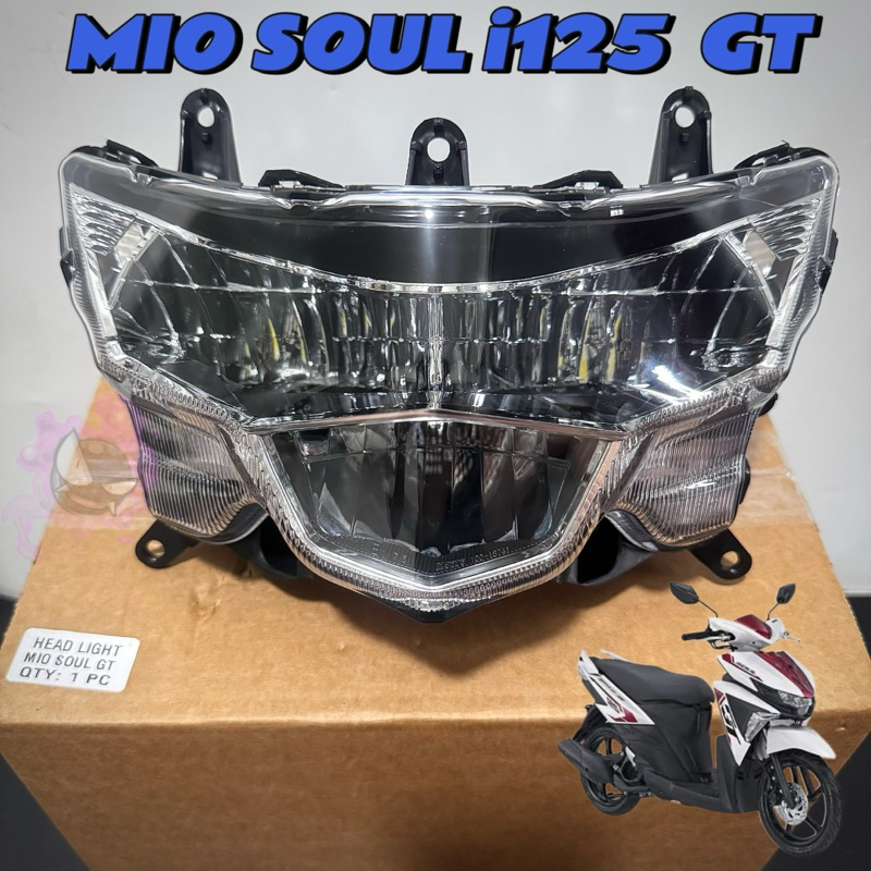 YAMAHA MIO SOUL i125 GT HEADLIGHT ASSEMBLY(Plug and Play) OEM Headlight ...