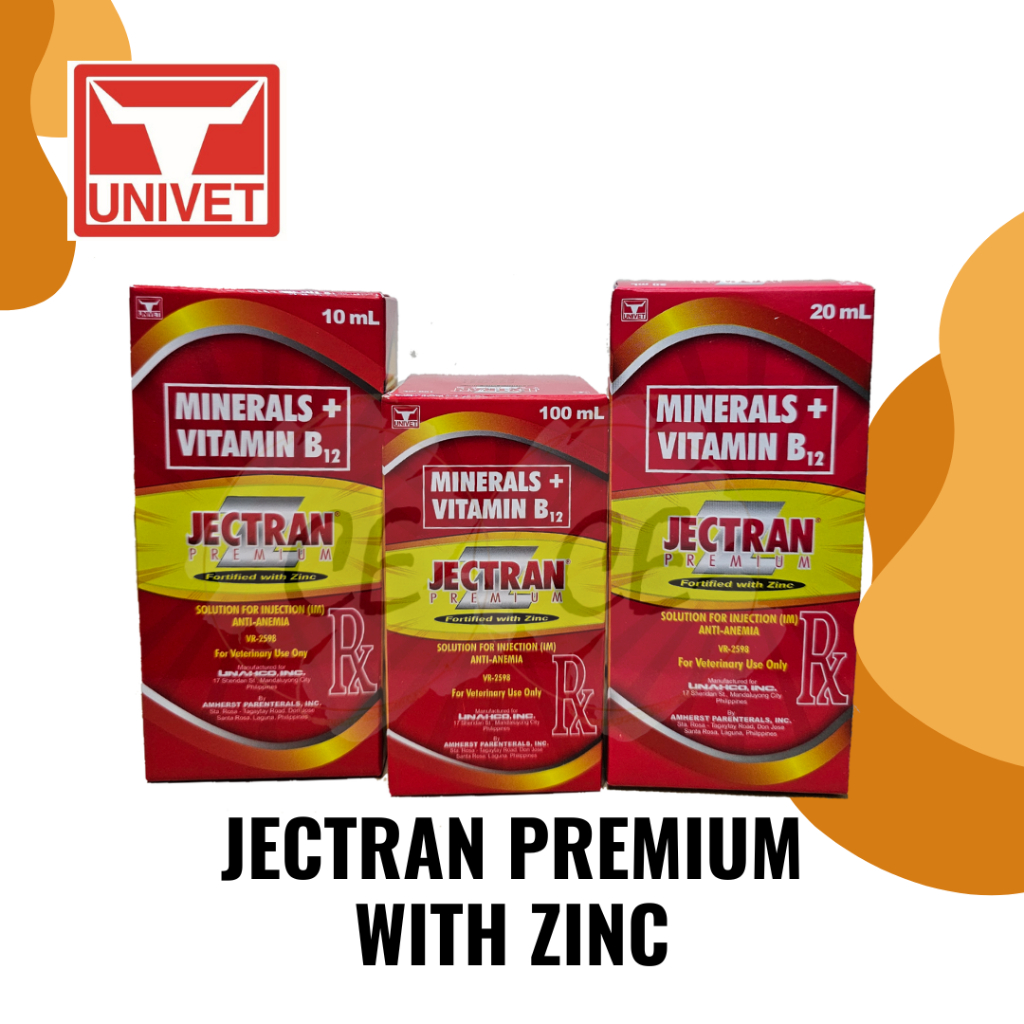 JECTRAN PREMIUM WITH ZINC Vial 10ml, 20ml, and 100ml | Shopee Philippines