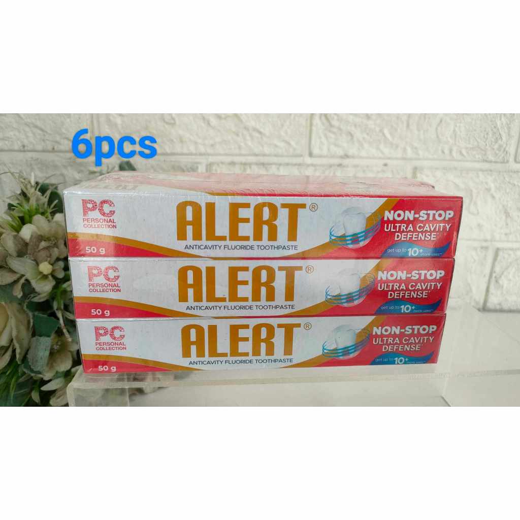 Personal Collection Alert Non-stop ultra cavity defense toothpaste 50g (6 pcs) and 214g | Shopee ...