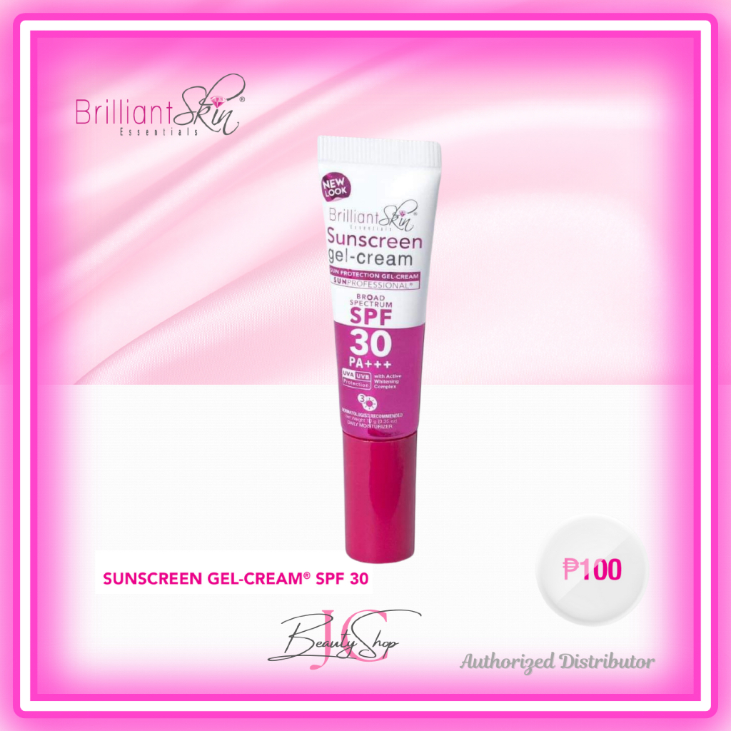 BRILLIANT SKIN SUNSCREEN GEL CREAM 10g | Shopee Philippines