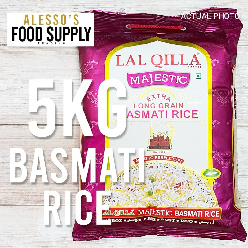 BASMATI Rice 5kg (Lal Qilla) | Shopee Philippines