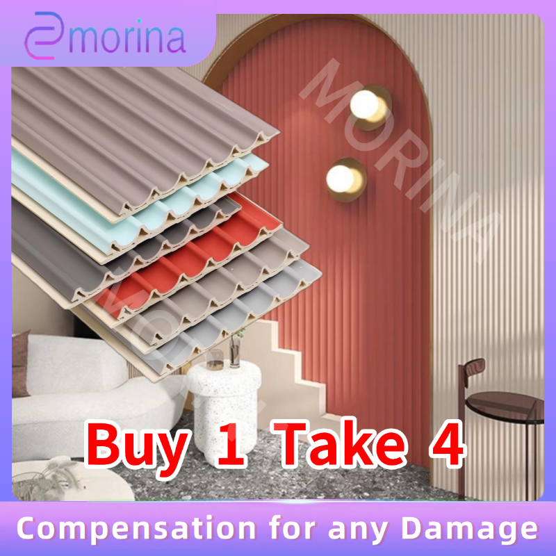 Ecological Panel PVC Waterproof Grille Design TV Background Wall Decor ...