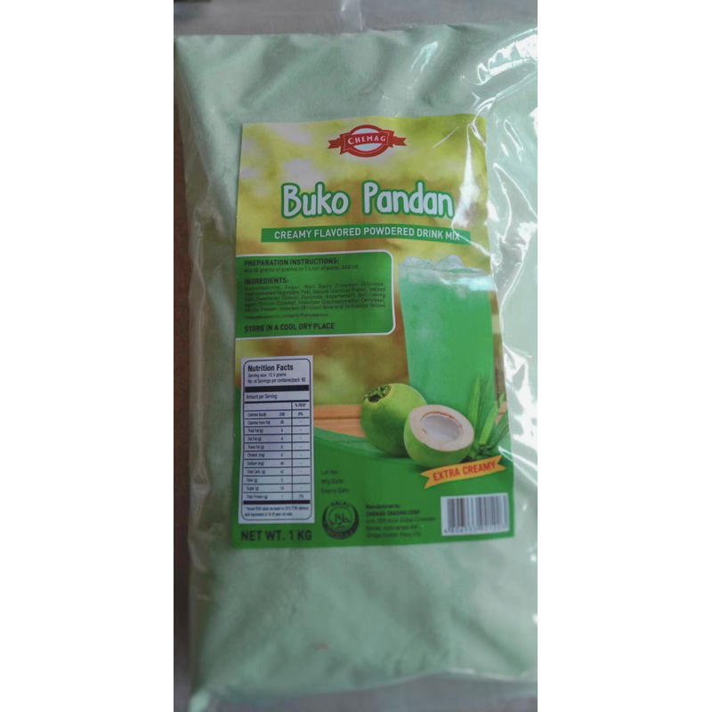 Chemag Buko Pandan Powdered Juice 1kg | Shopee Philippines