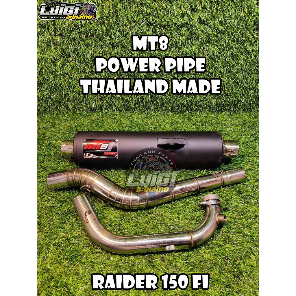 MT8 POWER PIPE SUZUKI RAIDER 150 FUEL INJECTED ( RAIDER 150 FI ...