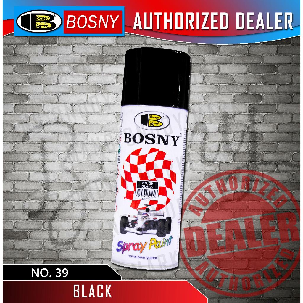 Bosny Spray Paint Regular Color No.39 Gloss Black | Shopee Philippines