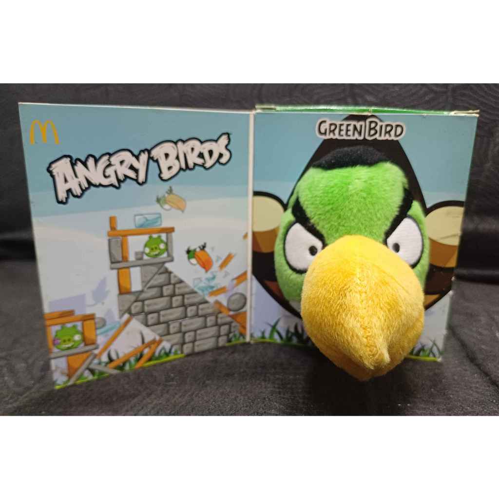 3" McDonalds Angry Birds Plush Stuff toys Hal 2012 Box RARE Rovio ...
