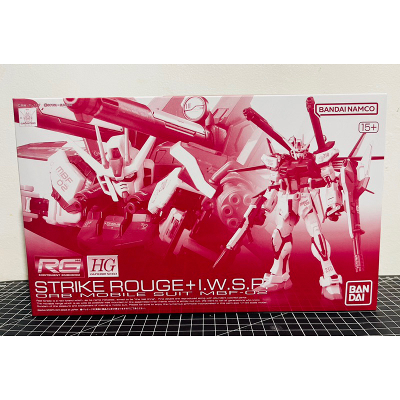 RG P-Bandai 1/144 Scale Model Strike Rouge + HG I.W.S.P | Shopee ...